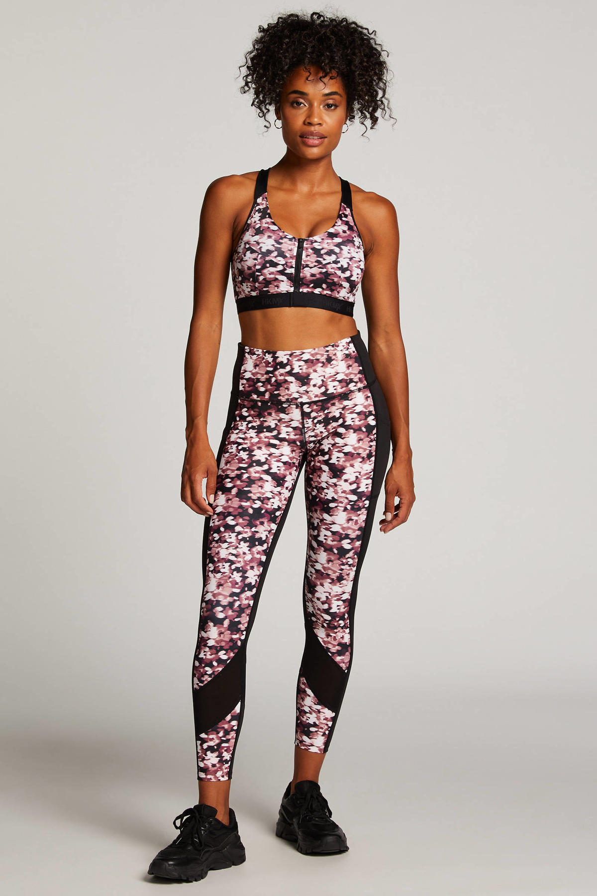 HKMX sportlegging Oh My Squat zwart/oudroze | wehkamp