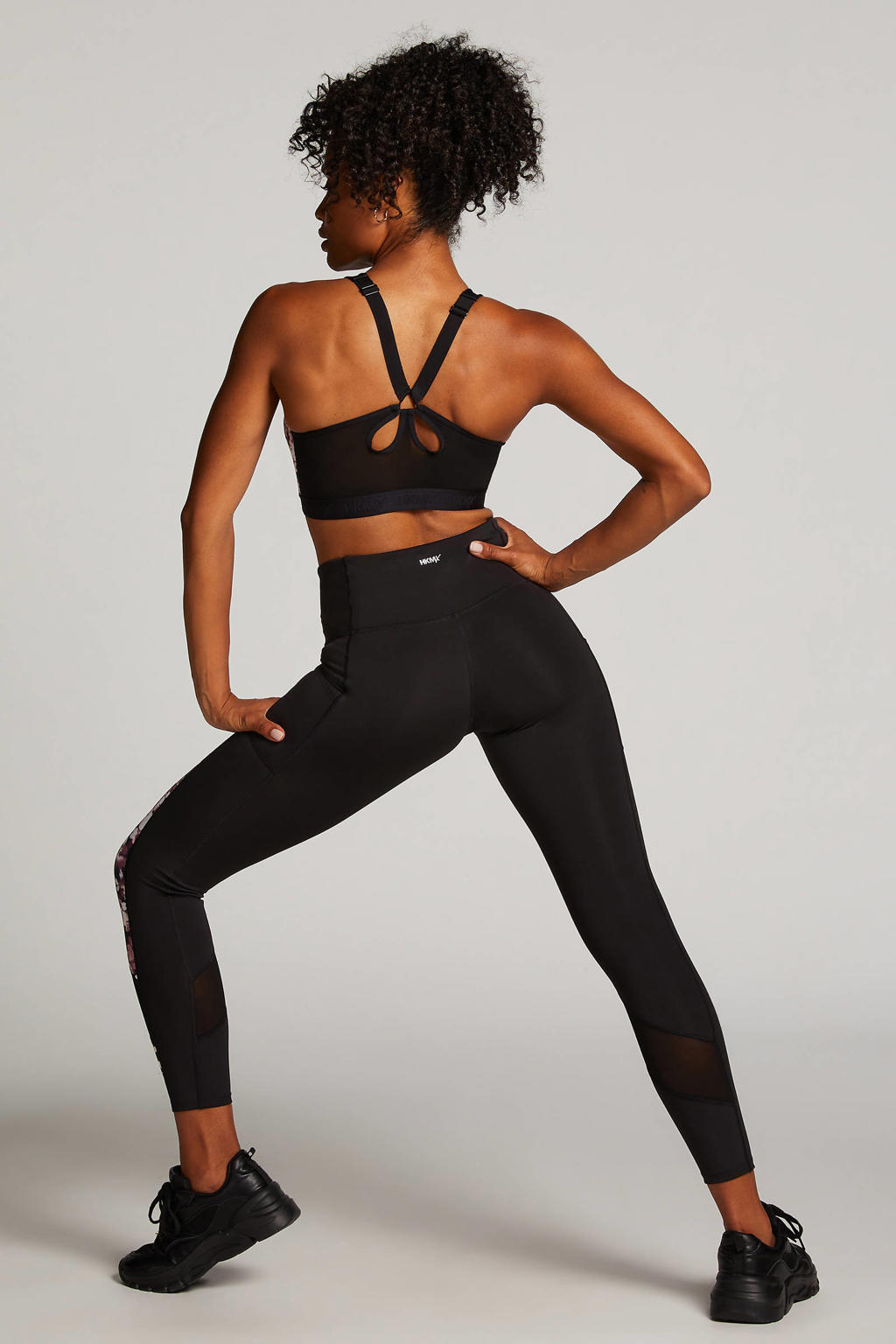 Hunkemöller HKMX sportlegging Oh My Squat zwart/oudroze | wehkamp