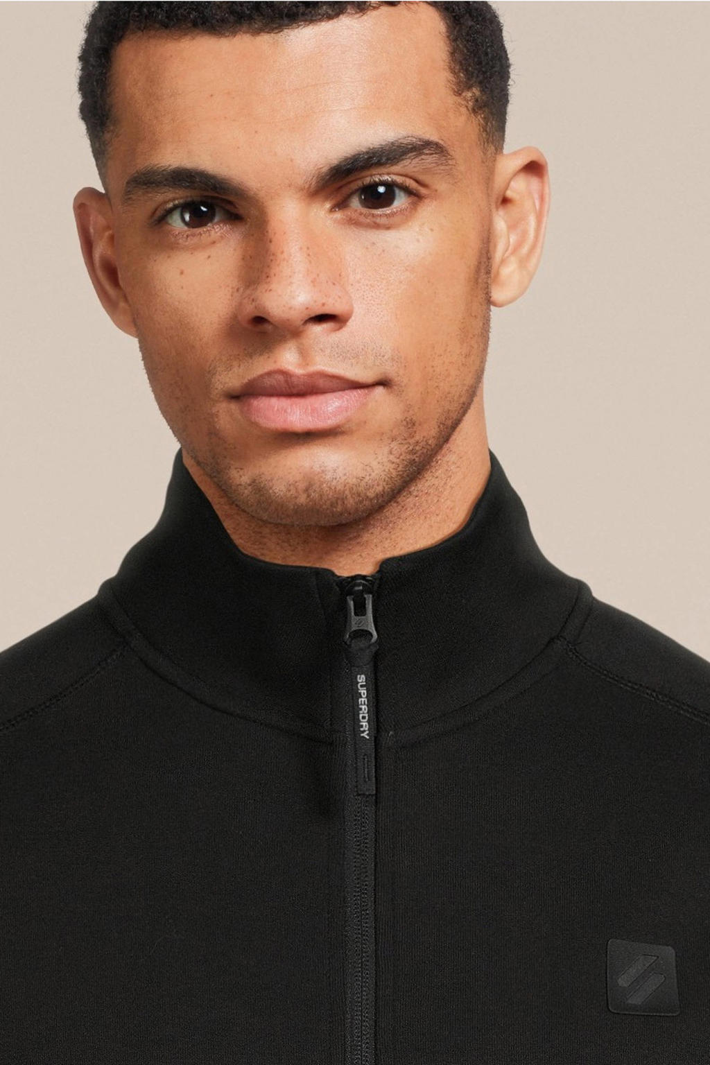 Superdry sweatvest Code Tech met logo black | wehkamp