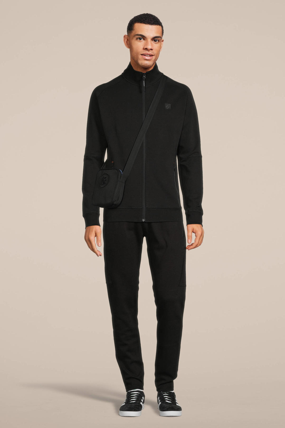Superdry sweatvest Code Tech met logo black | wehkamp