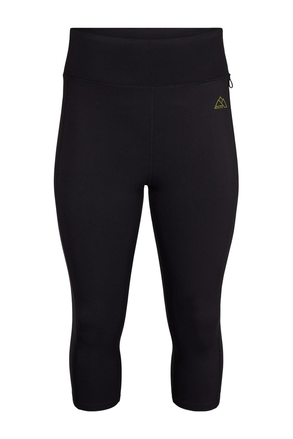 ACTIVE By Zizzi Plus Size sportcapri Acore zwart | wehkamp