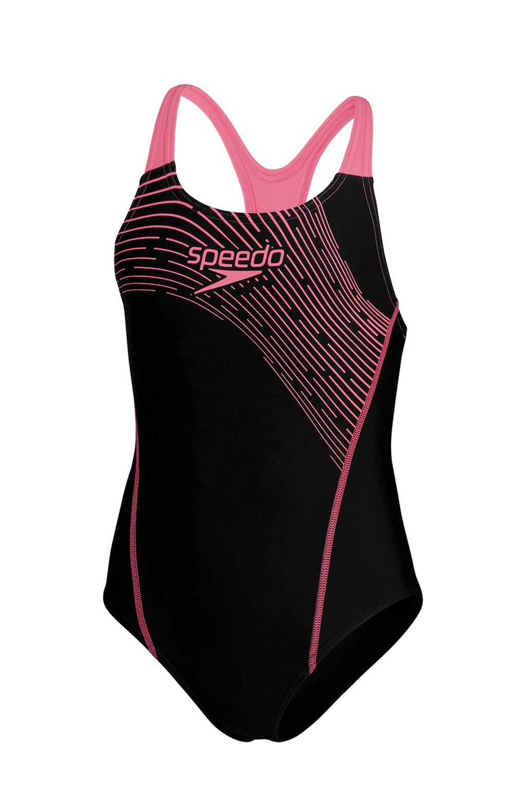 Speedo ECO EnduraFlex sportbadpak Medley medalist zwart/roze | wehkamp