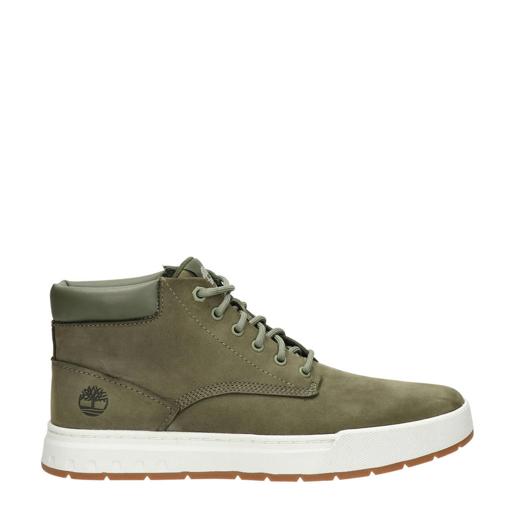 Timberland Maple Grove Chukka nubuck veterboots groen | wehkamp