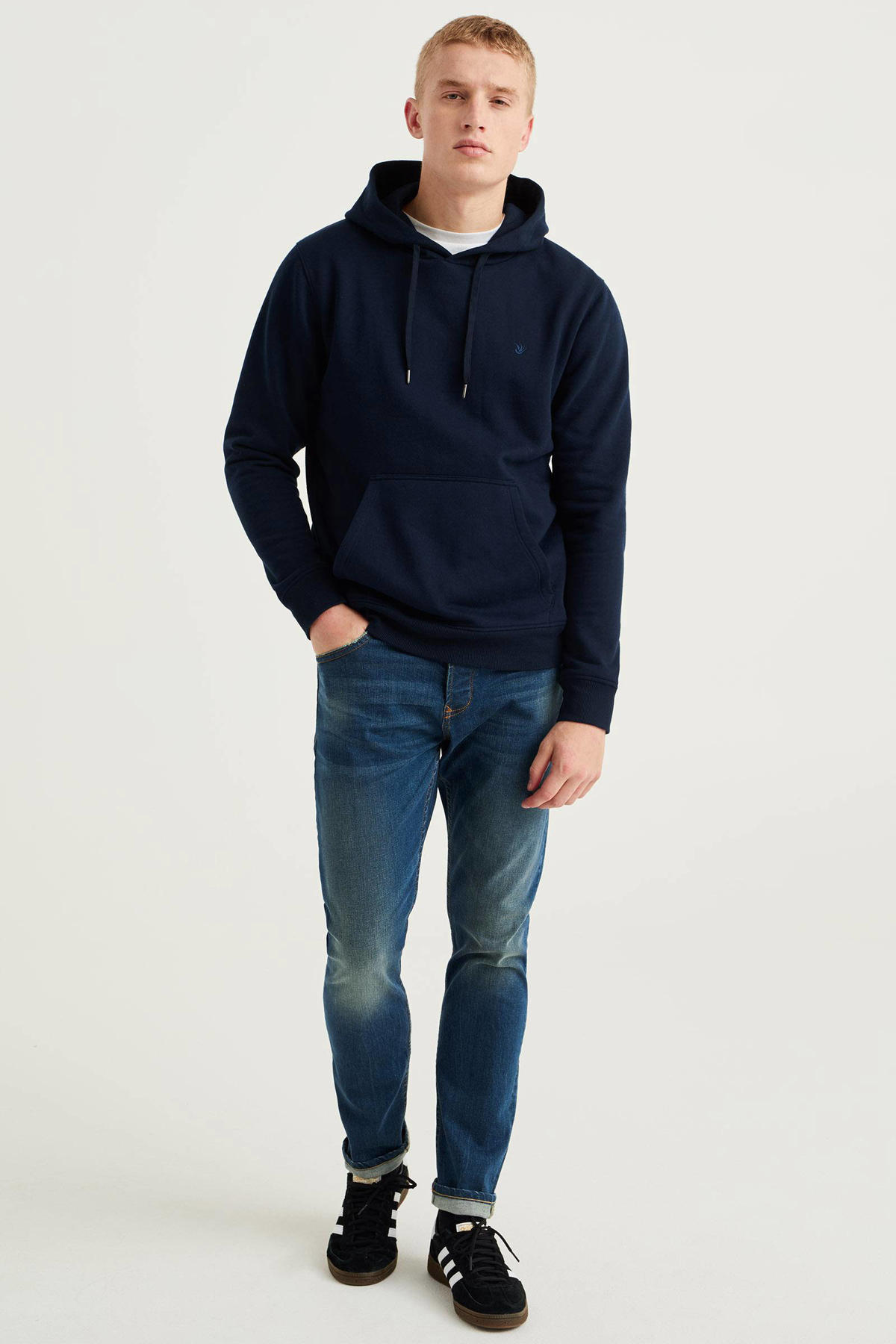 WE Fashion slim fit jeans Slash blue denim | wehkamp