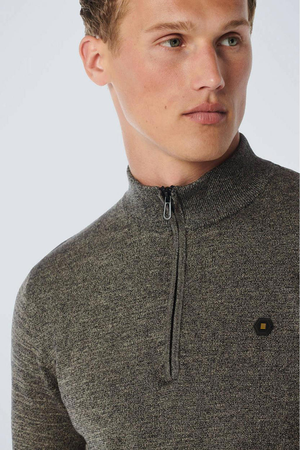 No Excess gebreide trui met logo stone | wehkamp