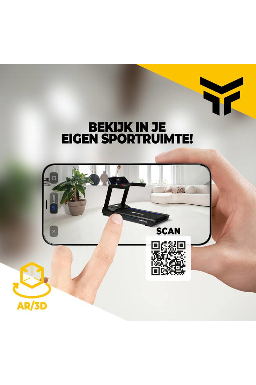 Flow Fitness DTM 400i loopband | wehkamp