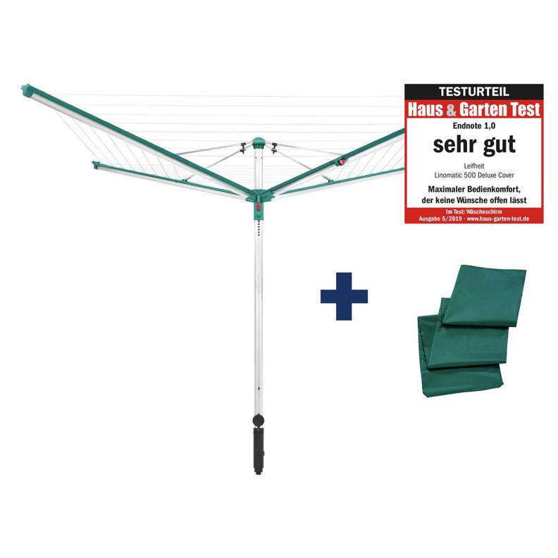 Leifheit droogmolen Linomatic 500 Deluxe incl. bodemhuls en ...