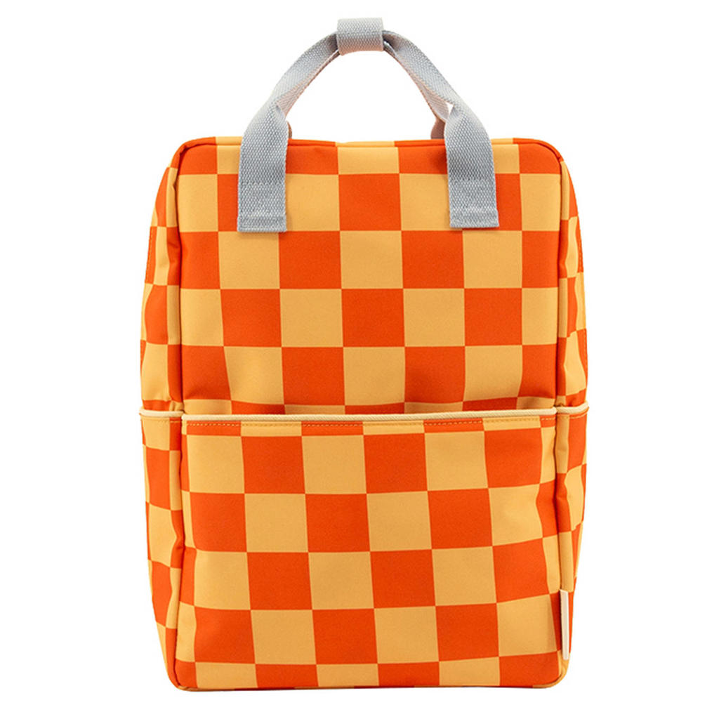 Sticky Lemon rugzak Farmhouse L Checkerboard geel/rood | wehkamp