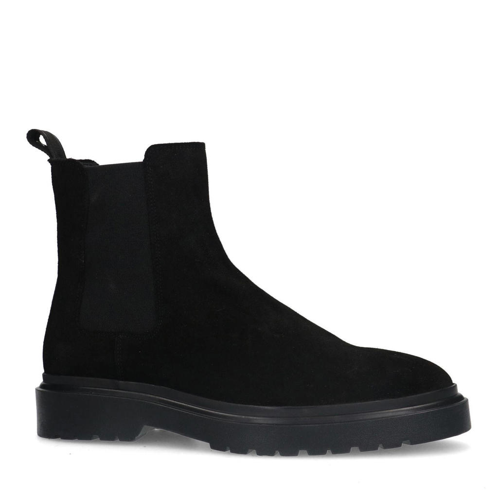 Sacha suède chelsea boots zwart | wehkamp