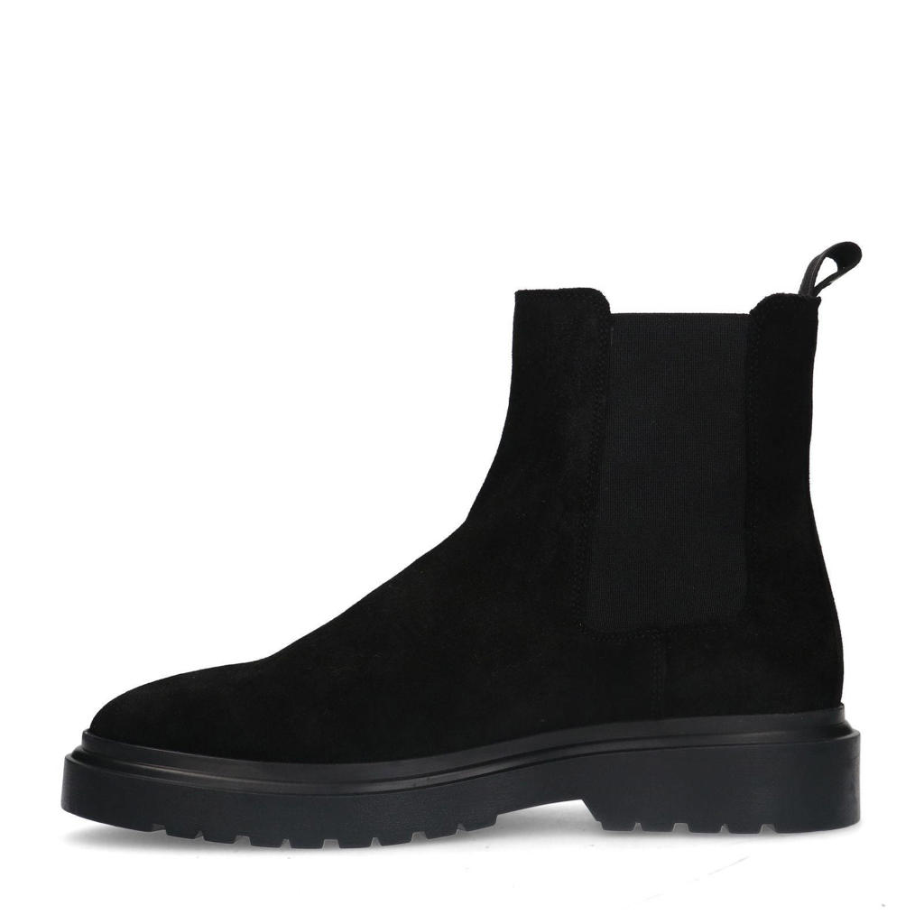 Sacha suède chelsea boots zwart | wehkamp