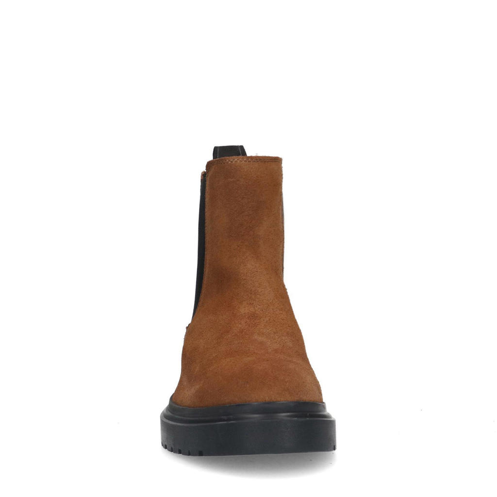 Sacha suède chelsea boots cognac | wehkamp
