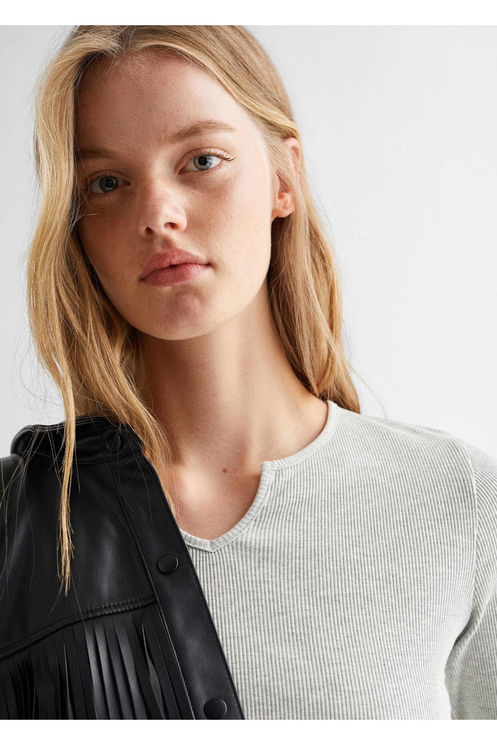 Mango Kids longsleeve grijs kopen? | Morgen in huis | wehkamp