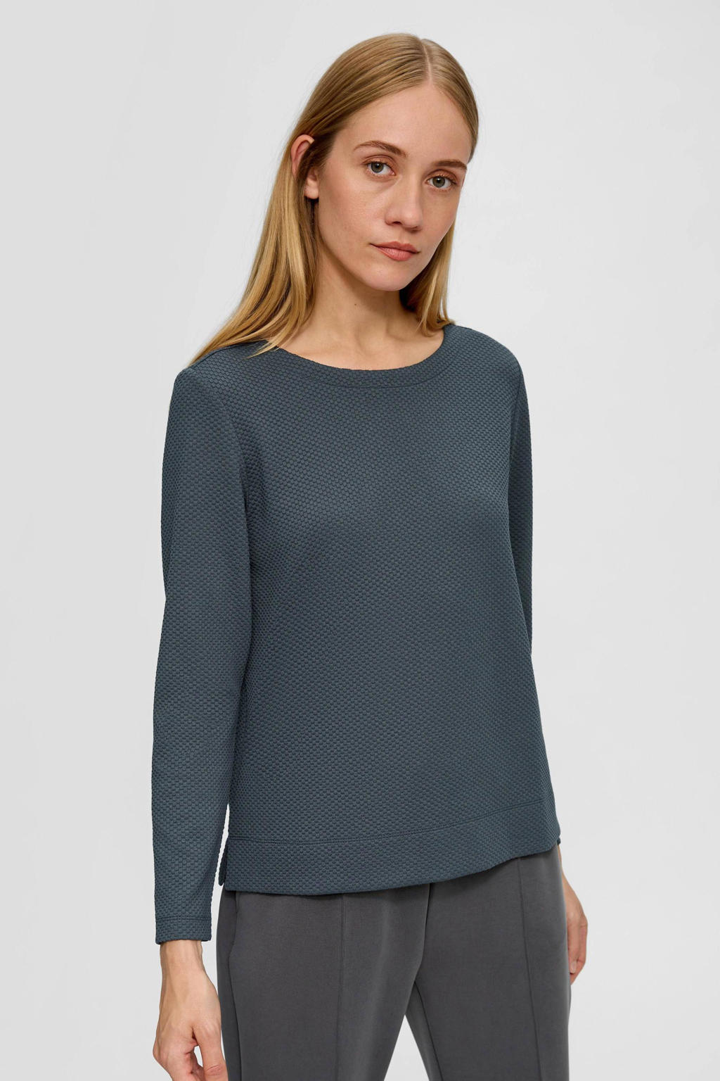 s.Oliver sweater antraciet kopen? | Morgen in huis | wehkamp