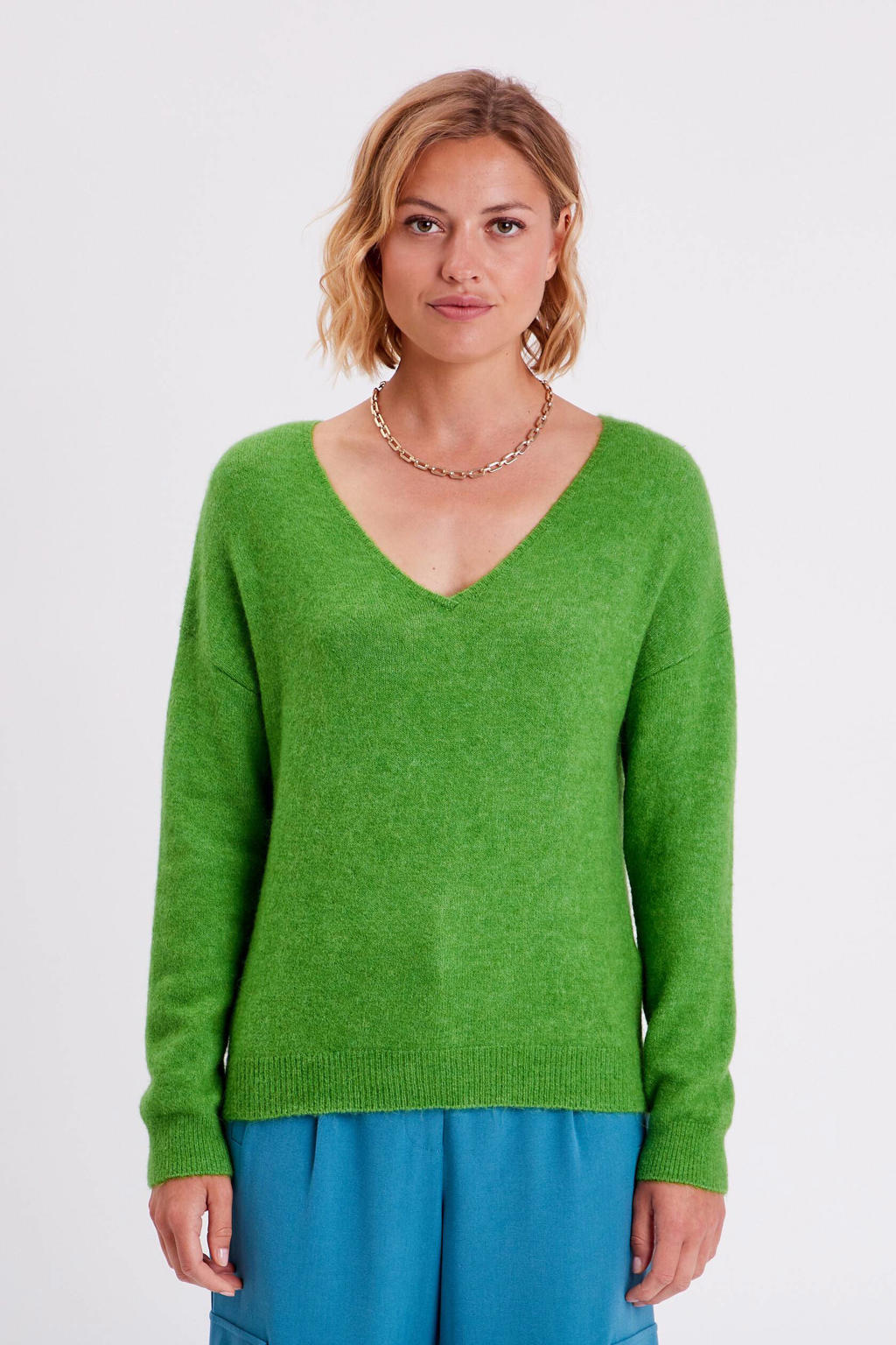 Cache Cache trui met wol groen | wehkamp