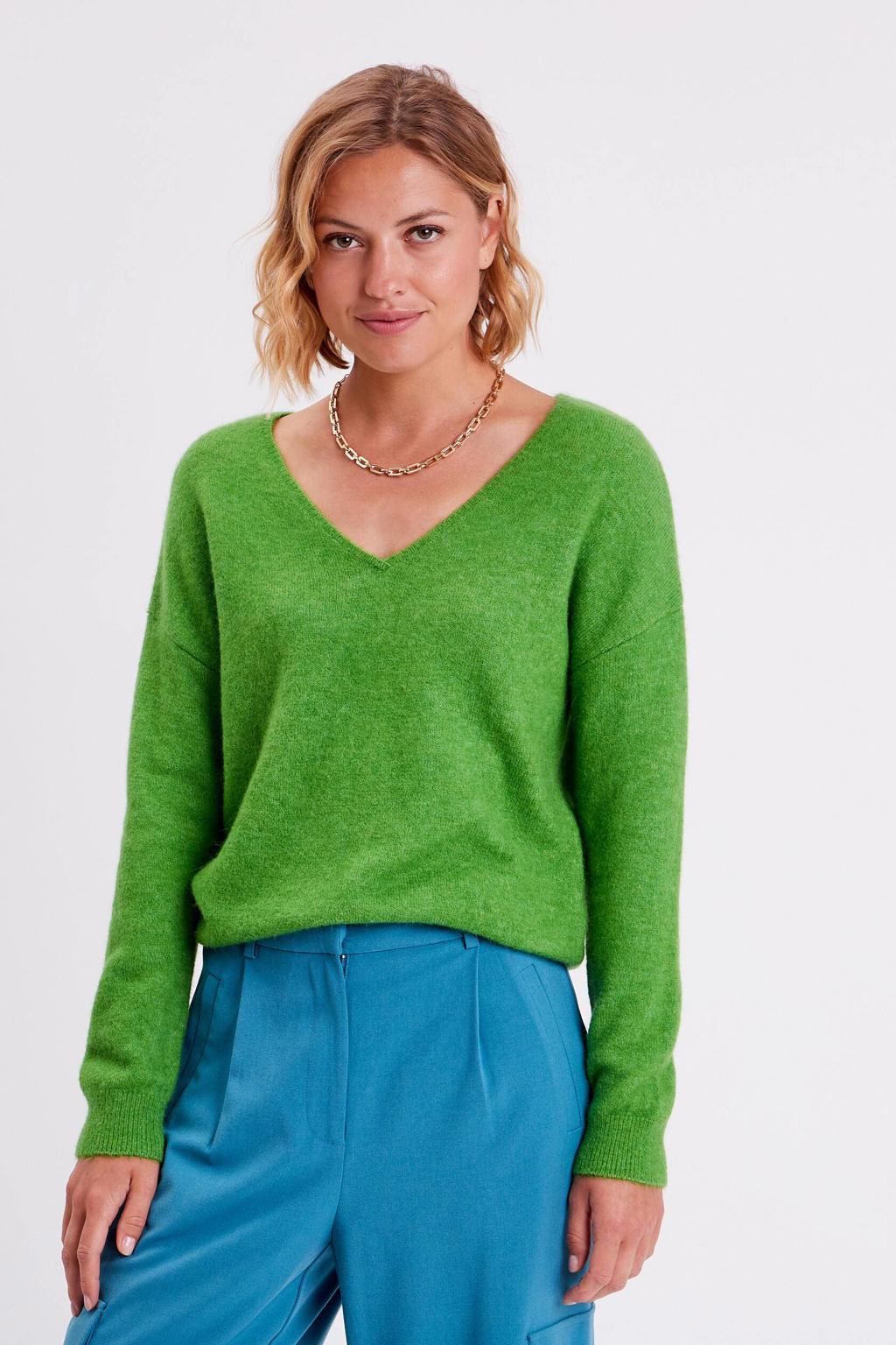 Cache Cache trui met wol groen | wehkamp