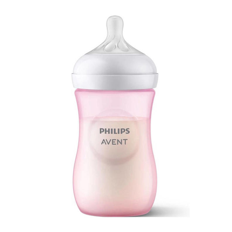 Philips AVENT Natural Response babyfles roze - 260 ml (1 fles) | wehkamp
