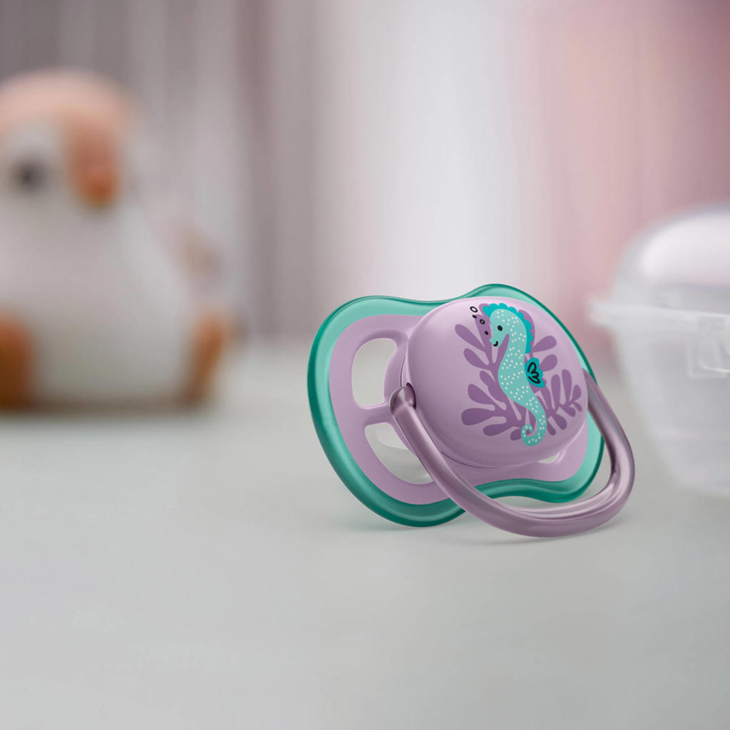 Philips AVENT Ultra Air fopspeen 6-18M 2 stuks SCF085/61 | wehkamp