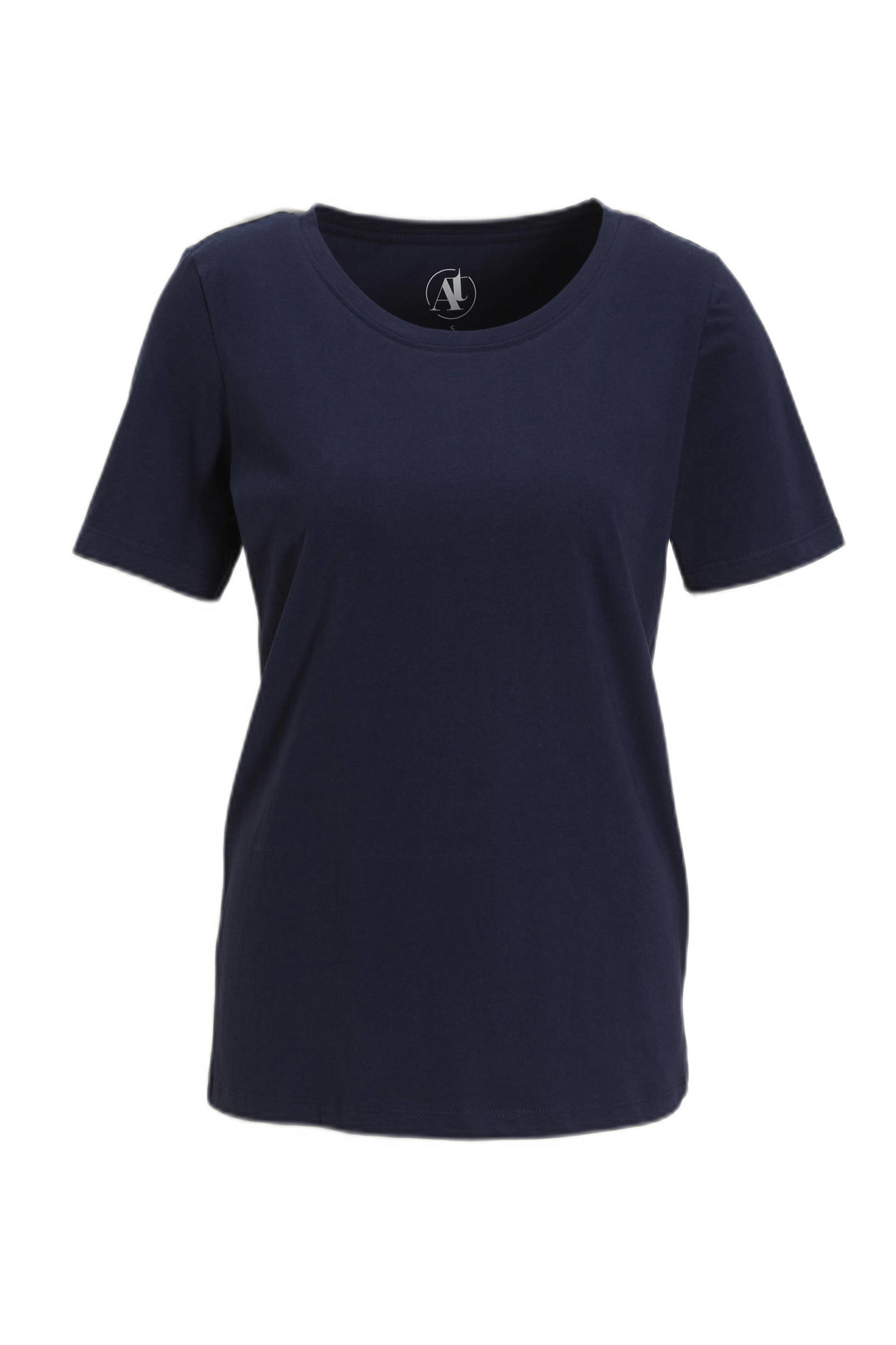 Anytime T-shirt marineblauw kopen? | Morgen in huis | wehkamp