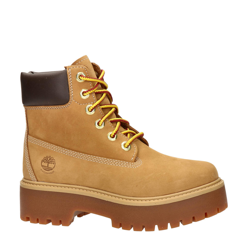 Timberland nubuck veterboots camel | wehkamp