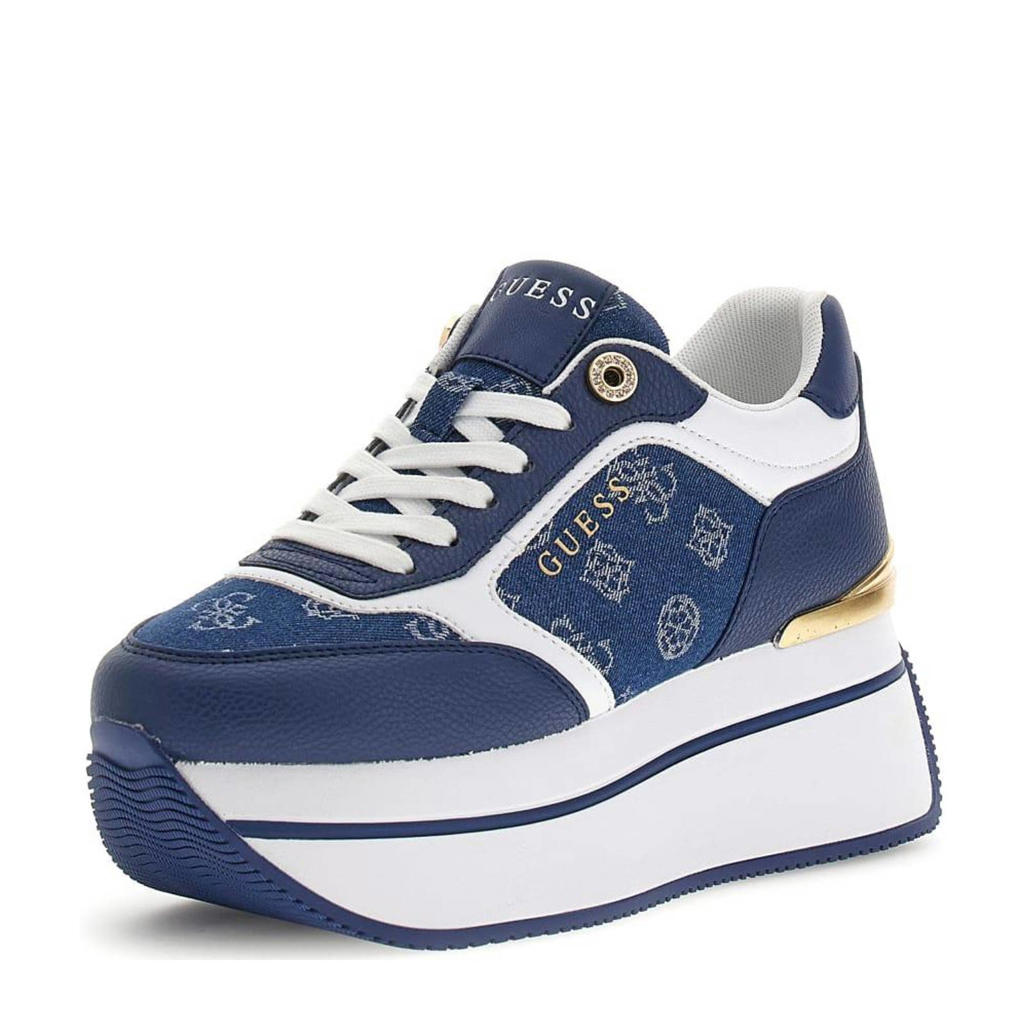 GUESS Camrio5 sneakers blauw | wehkamp