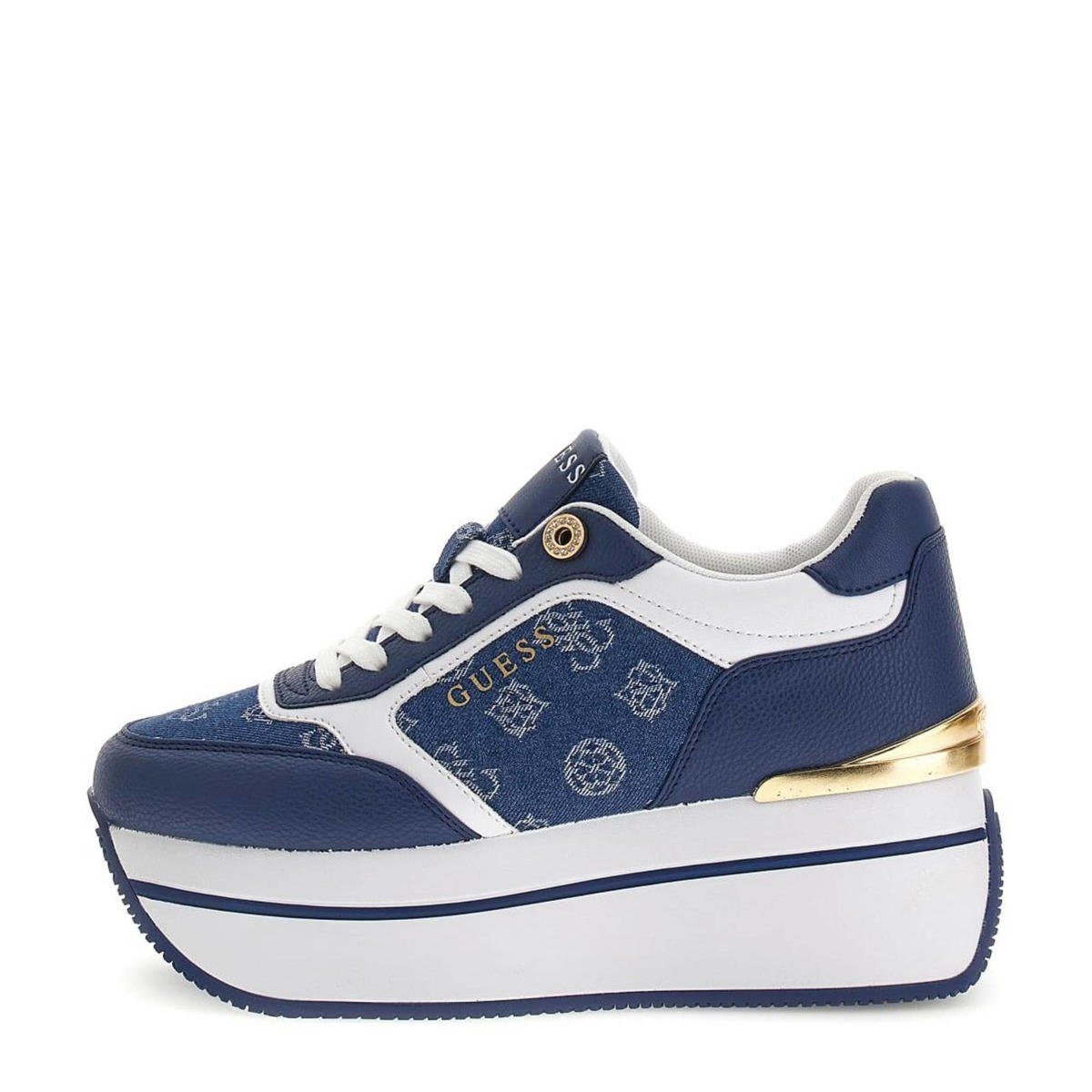 GUESS Camrio5 sneakers blauw | wehkamp