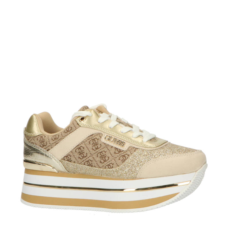 GUESS Hansin sneakers goud kopen? | Morgen in huis | wehkamp