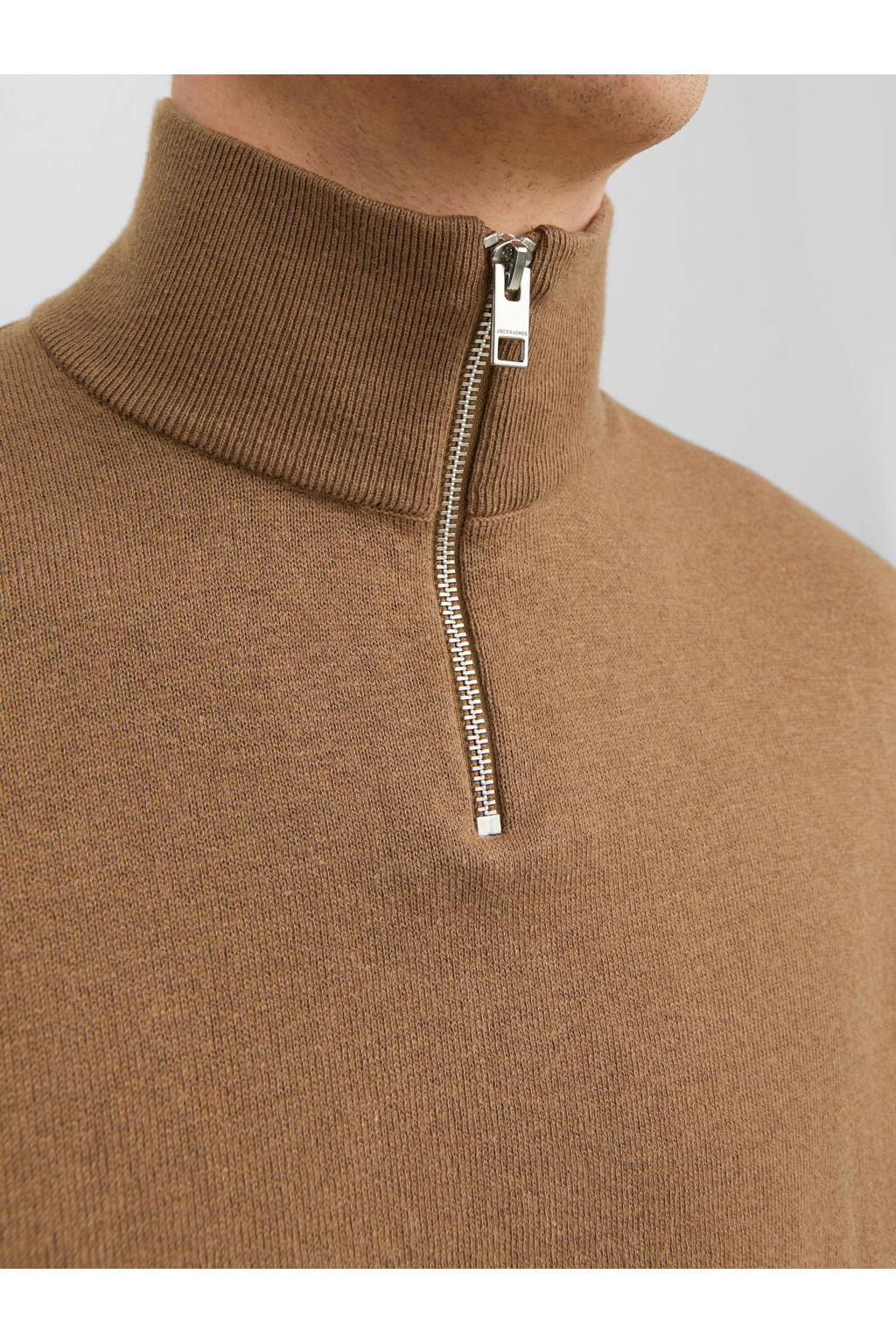 JACK & JONES ESSENTIALS trui JJEEMIL bruin | wehkamp