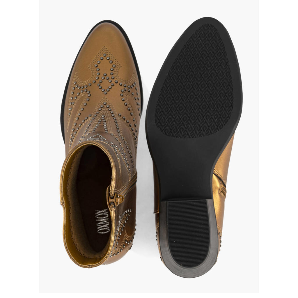 Oxmox cowboylaarzen met studs koper | wehkamp