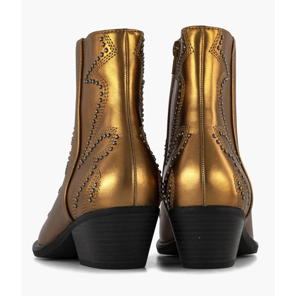 Oxmox cowboylaarzen met studs koper | wehkamp