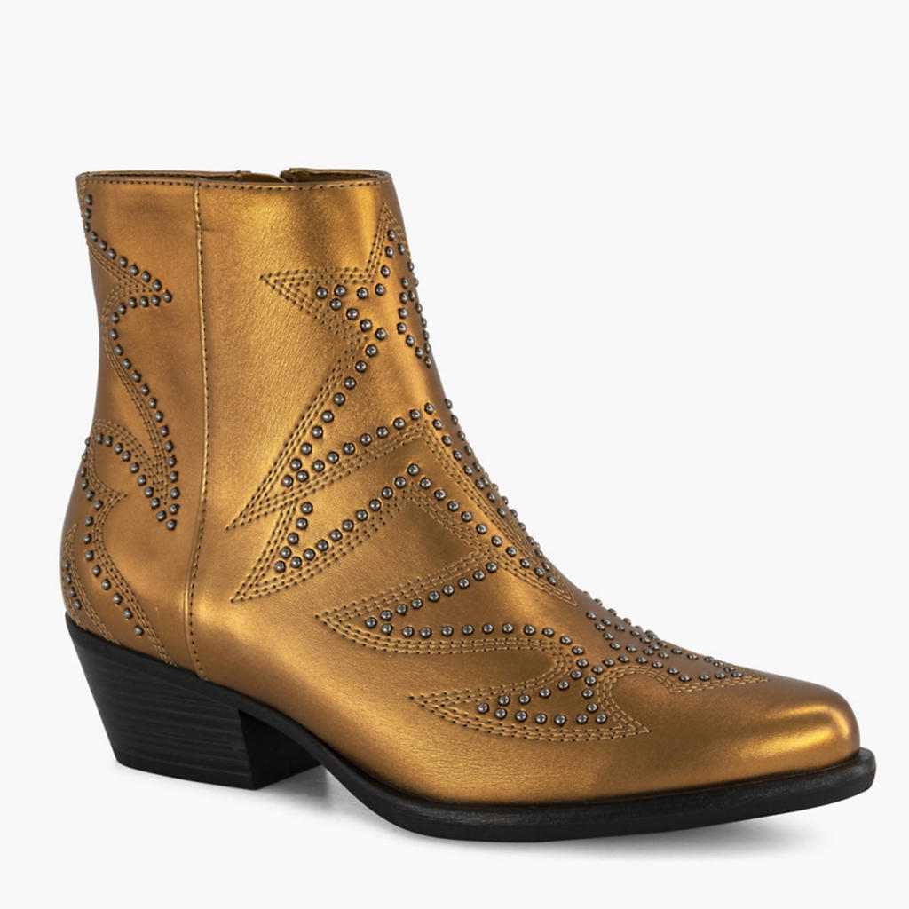 Oxmox cowboylaarzen met studs koper | wehkamp