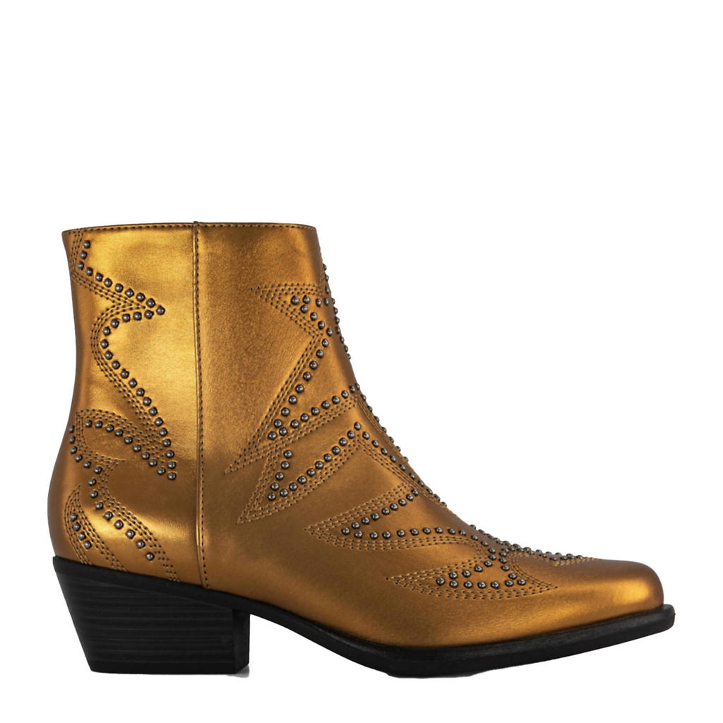 Oxmox cowboylaarzen met studs koper | wehkamp