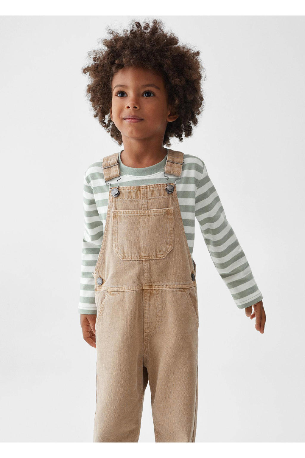 Mango Kids tuinbroek beige kopen? | Morgen in huis | wehkamp