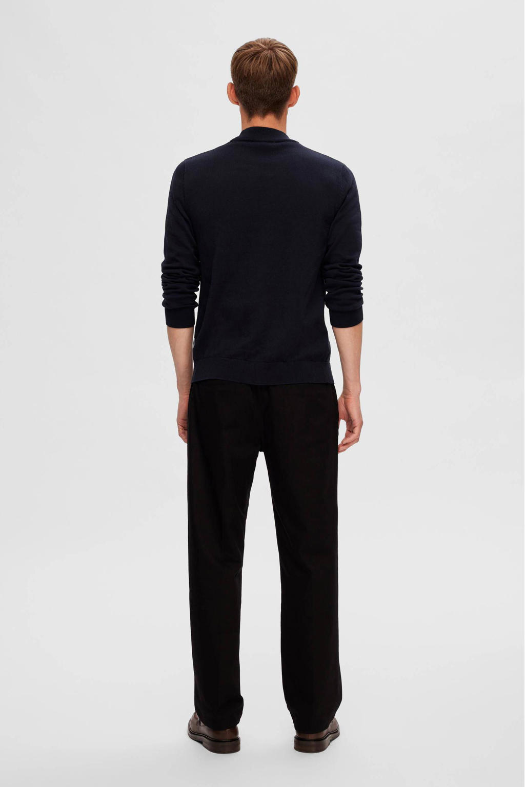 SELECTED HOMME trui SLHROBERT blauw | wehkamp