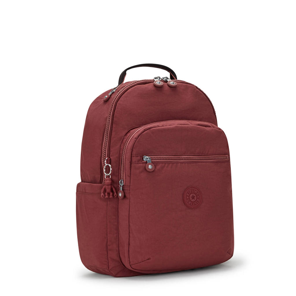 Kipling rugzak Seoul flaring rust | wehkamp
