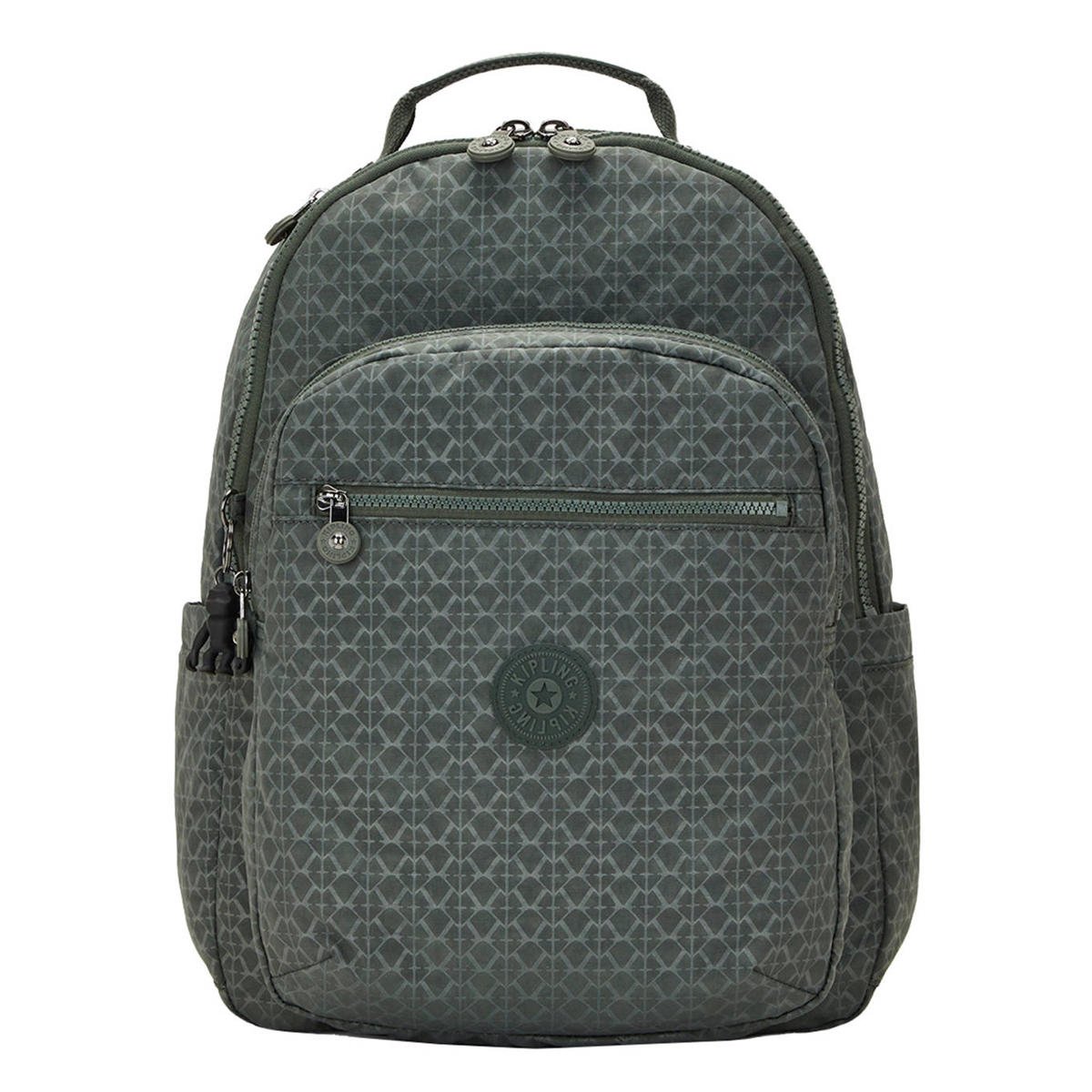 Kipling rugzak Seoul signature green | wehkamp