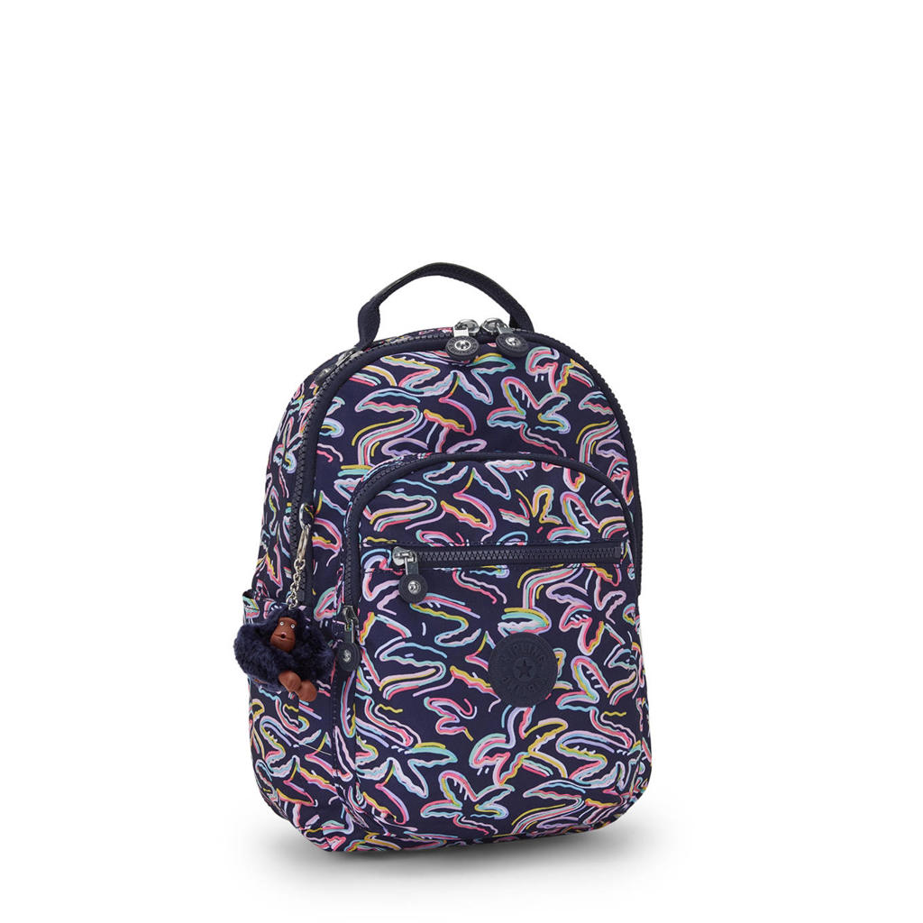 Kipling rugzak Seoul S palm fiesta | wehkamp
