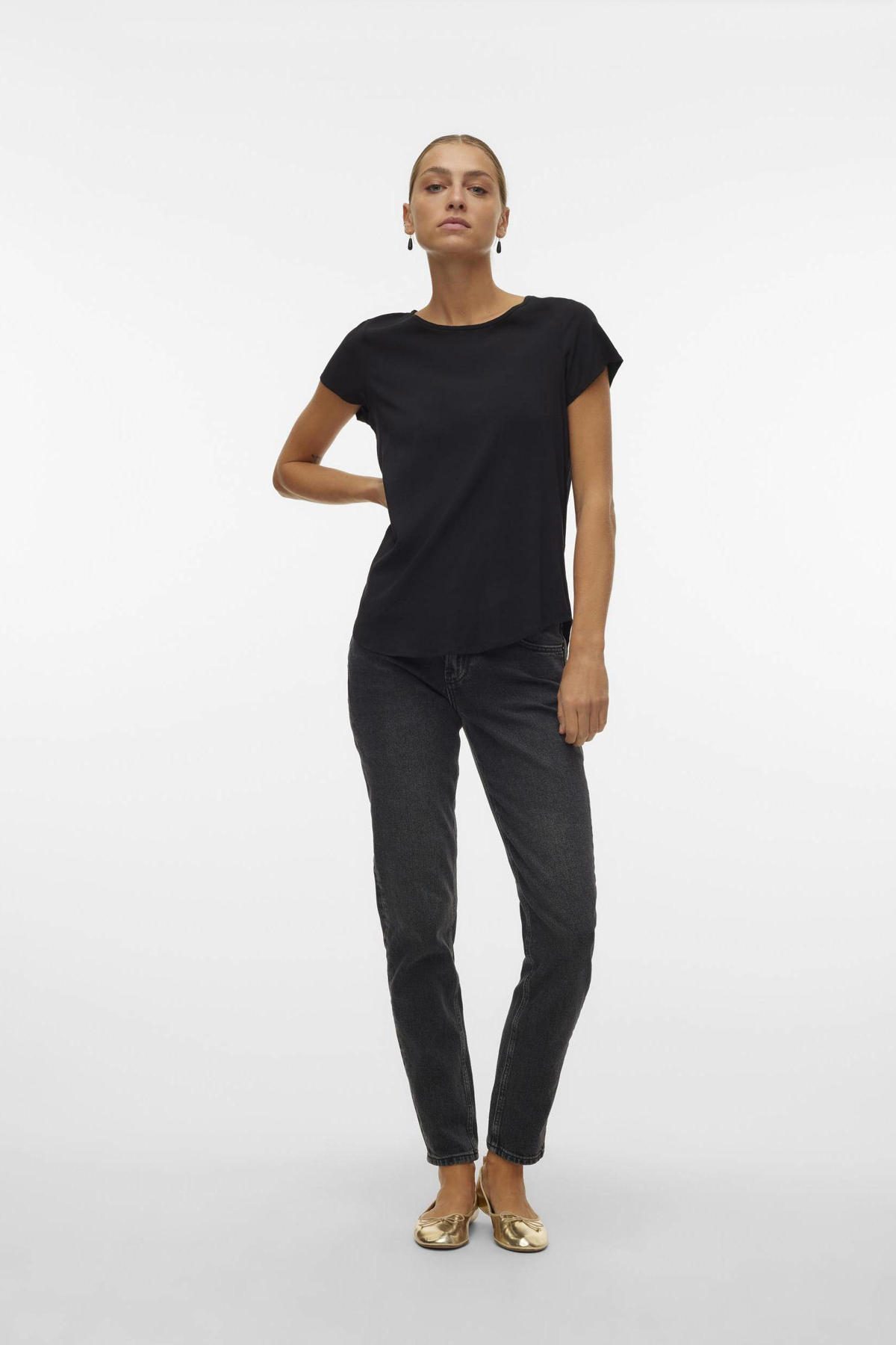 VERO MODA T-shirt VMBELLA zwart | wehkamp