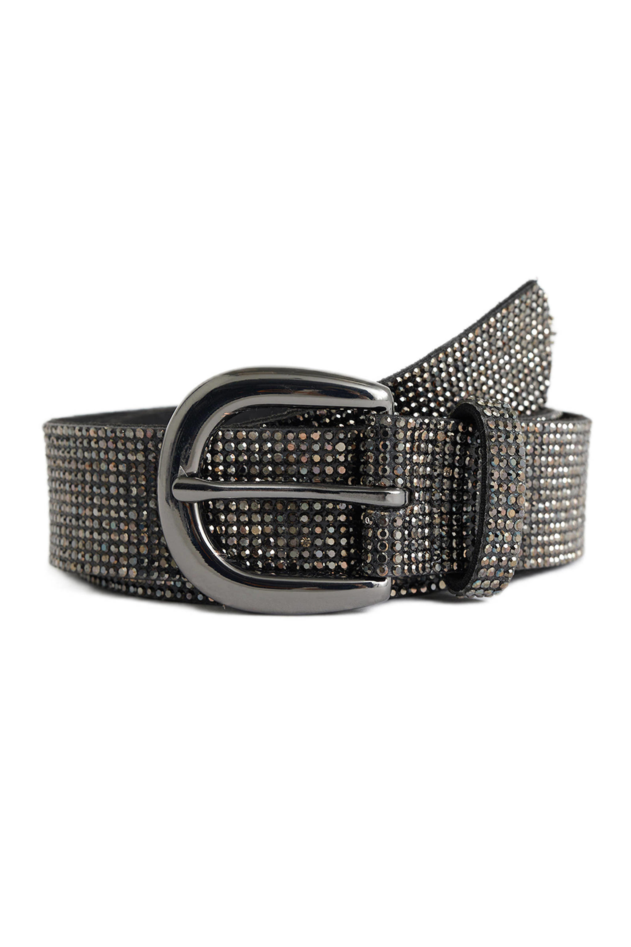 WE Fashion riem met strass zwart | wehkamp