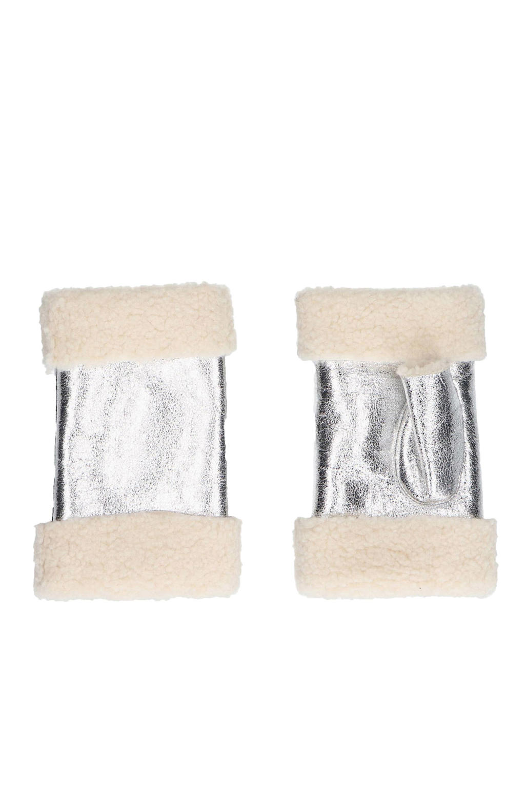 Sacha handschoenen beige/zilverkleurig | wehkamp