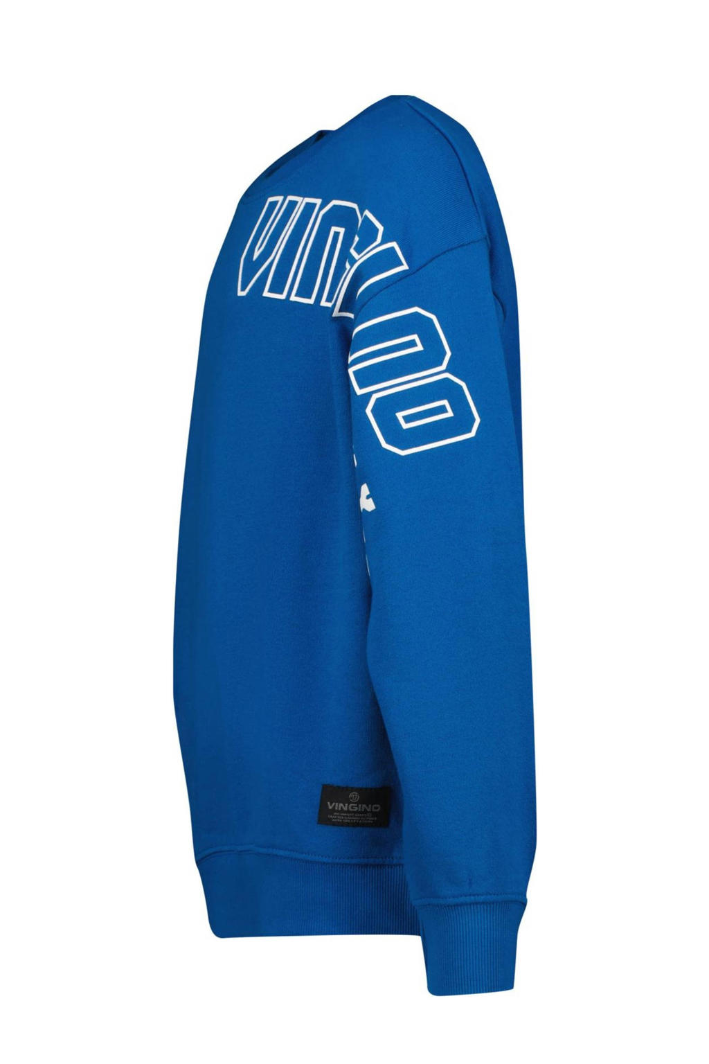 Vingino sweater met logo blauw | wehkamp