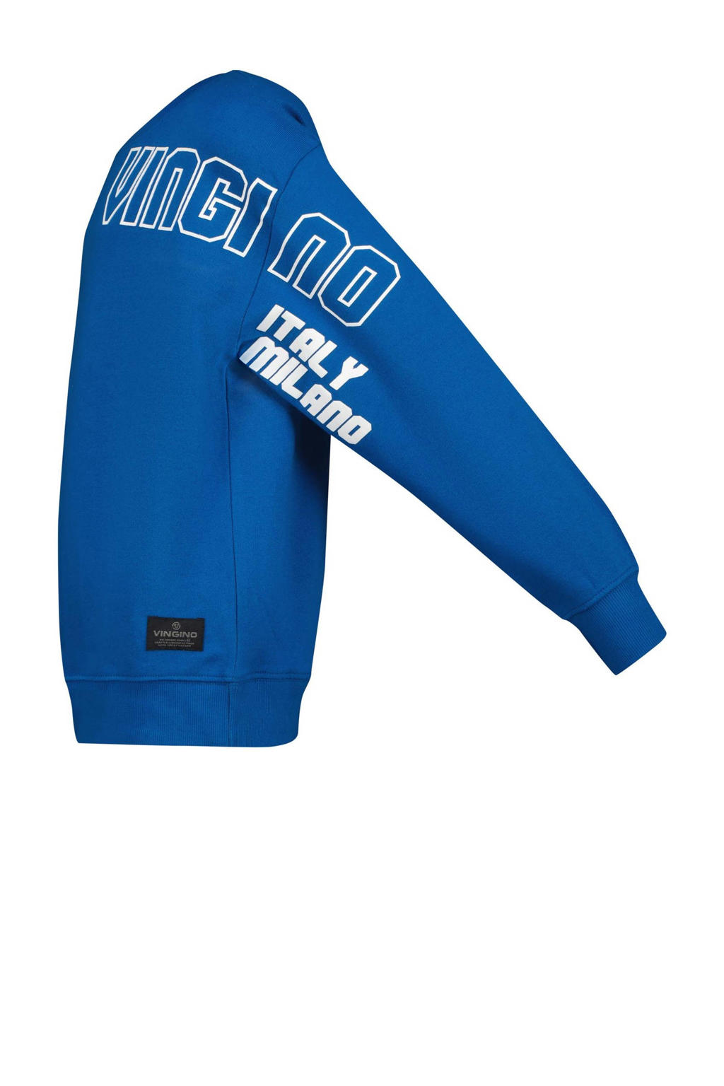 Vingino sweater met logo blauw | wehkamp