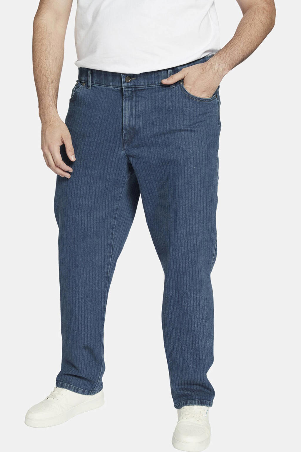 Charles Colby loose fit jeans BARON CONNLA Plus Size blauw | wehkamp