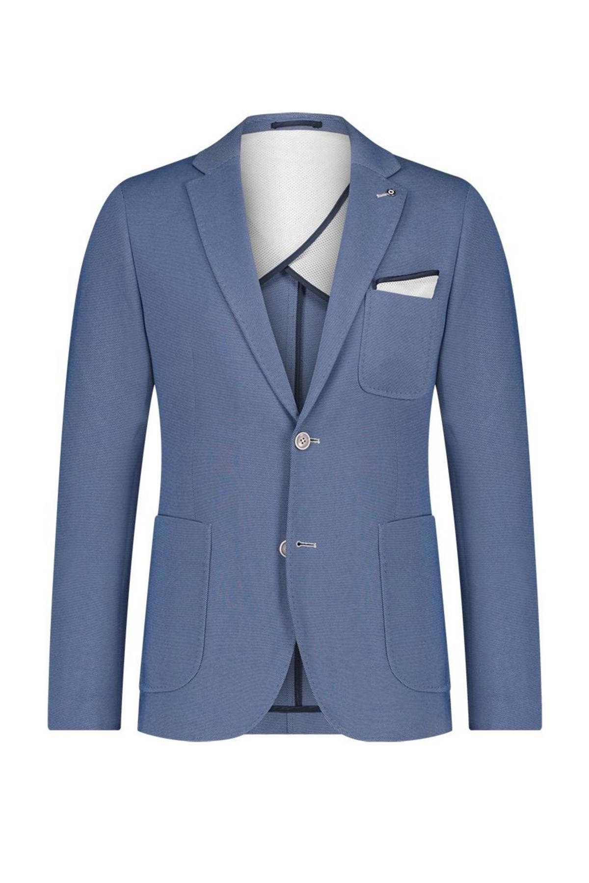 Blue Industry slim fit colbert cobalt | wehkamp