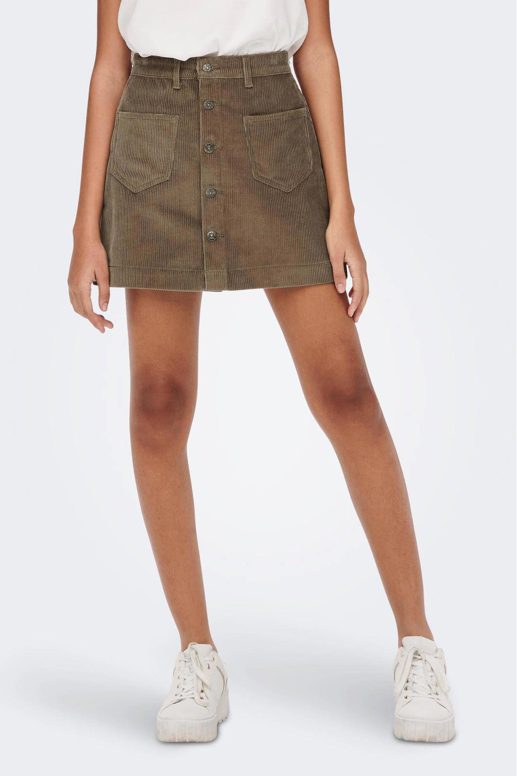 ONLY corduroy mini rok ONLAMAZING | wehkamp