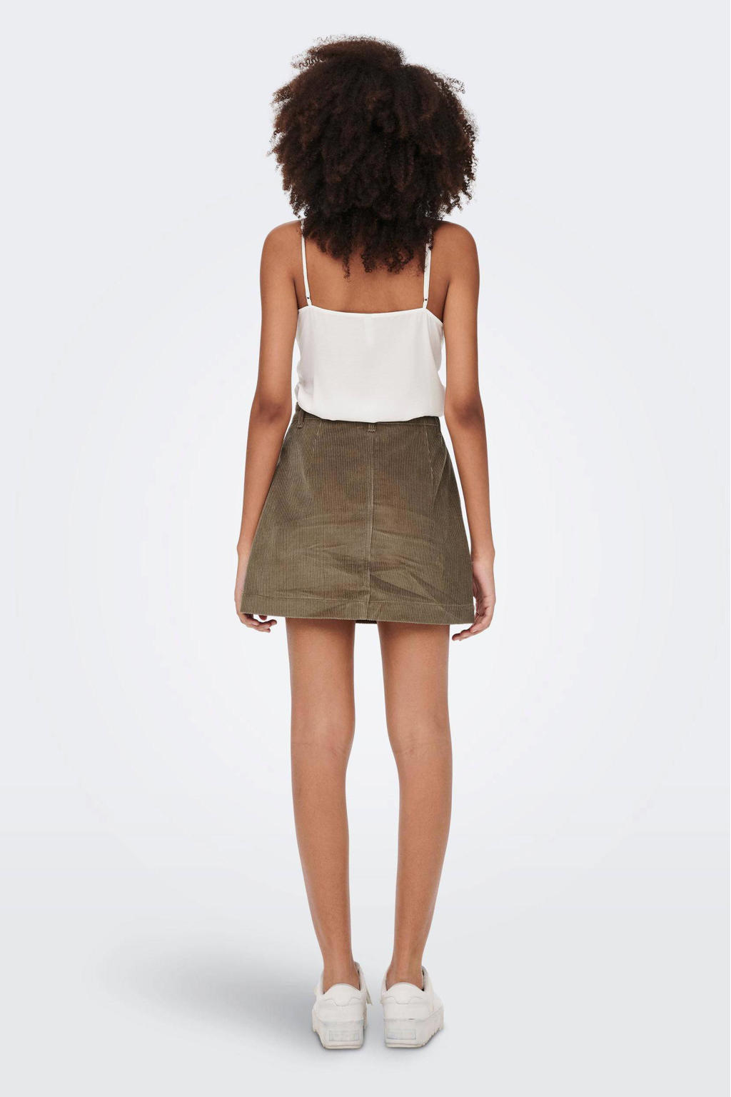 ONLY corduroy mini rok ONLAMAZING | wehkamp