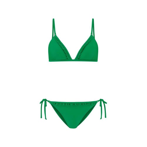 Shiwi Voorgevormde triangel bikini Romy groen - Vergelijk prijzen