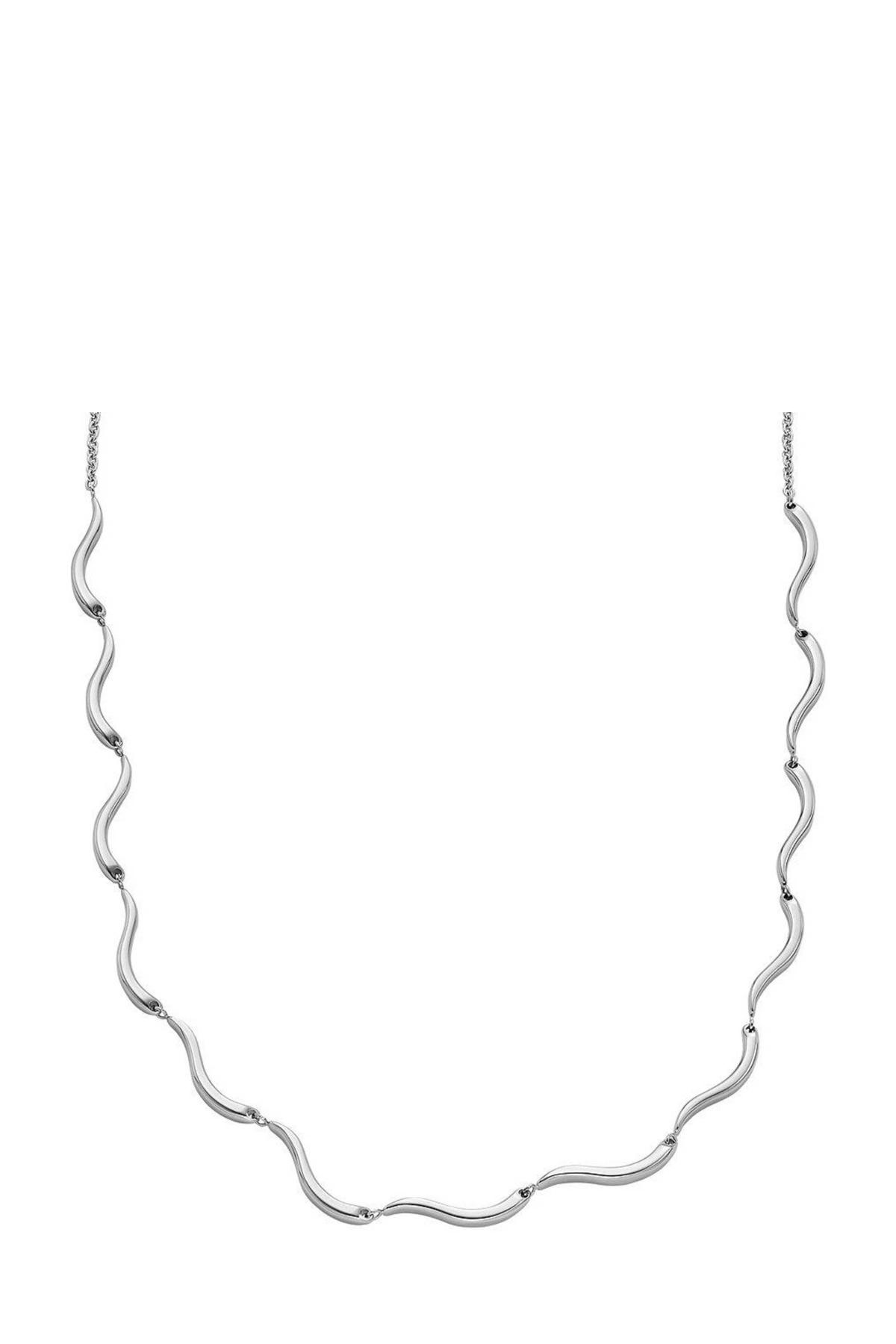 Skagen collier SKJ1795040 Essential Waves zilverkleurig | wehkamp