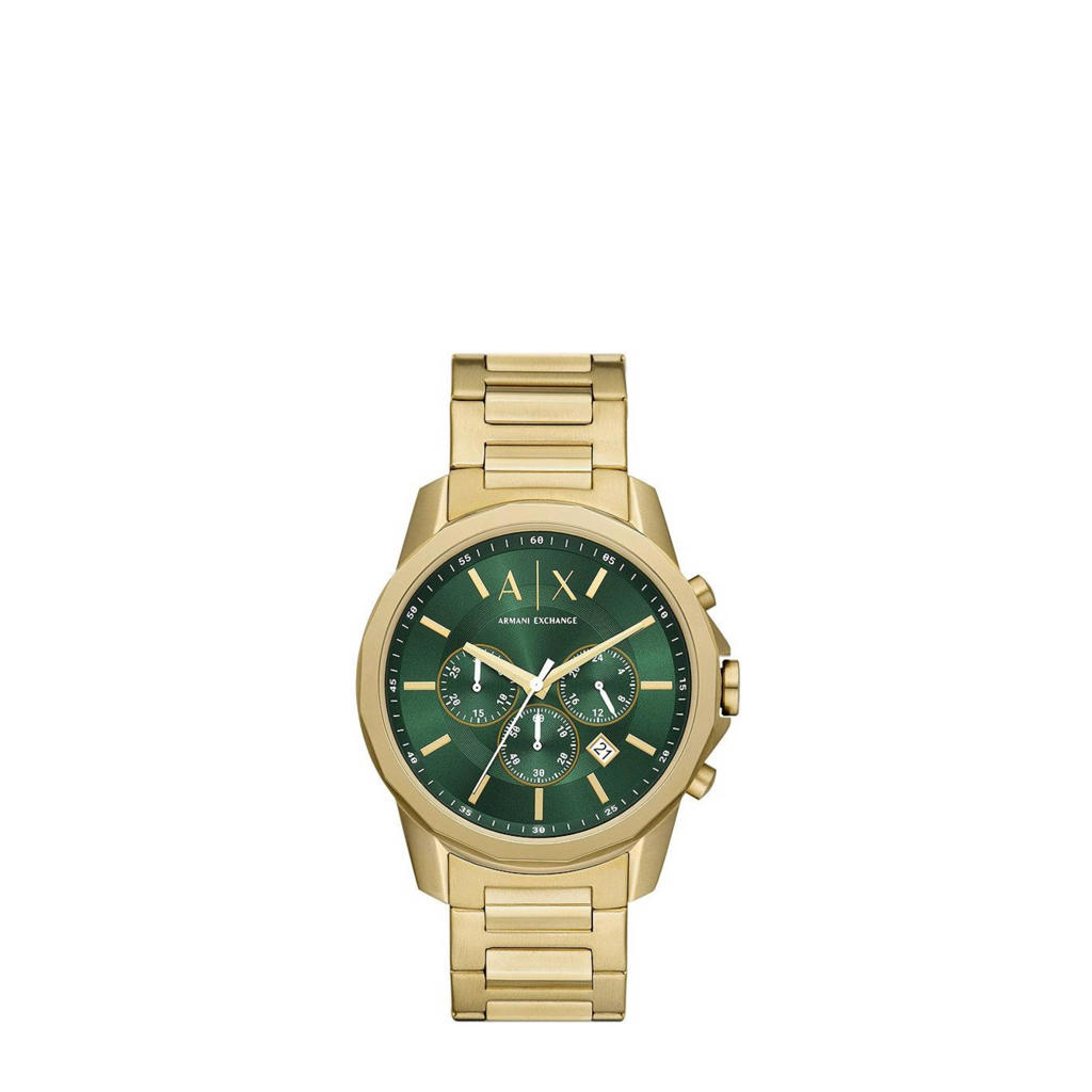 Armani Exchange horloge AX1746 Emporio Armani goudkleurig | wehkamp
