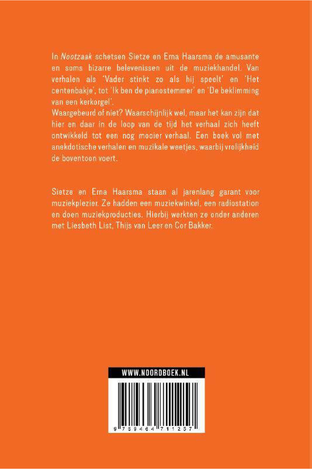 Sietze Haarsma en Erna Haarsma Nootzaak | wehkamp