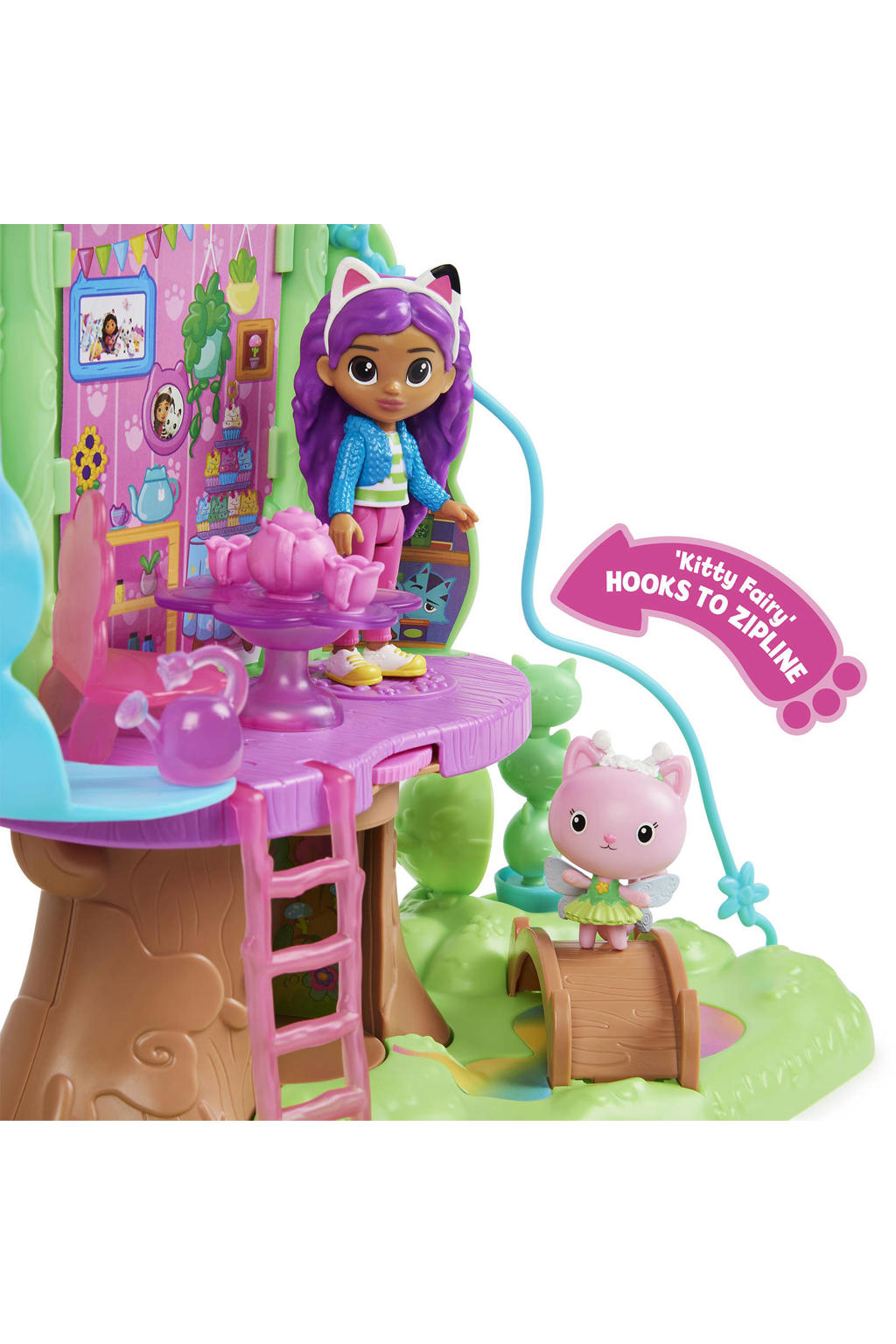 Gabby's Dollhouse Gabby en Kitty Fee's Boomhut | wehkamp